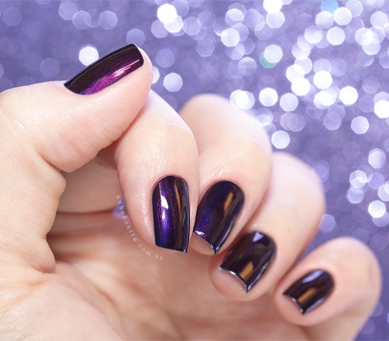 Combinando Esmaltes: roxo metálico intenso