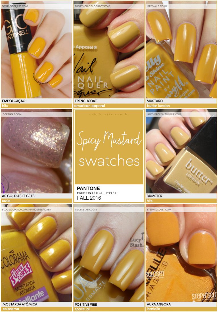 Pantone Fashion Color Report FALL 2016 | 8/10 | Spicy Mustard