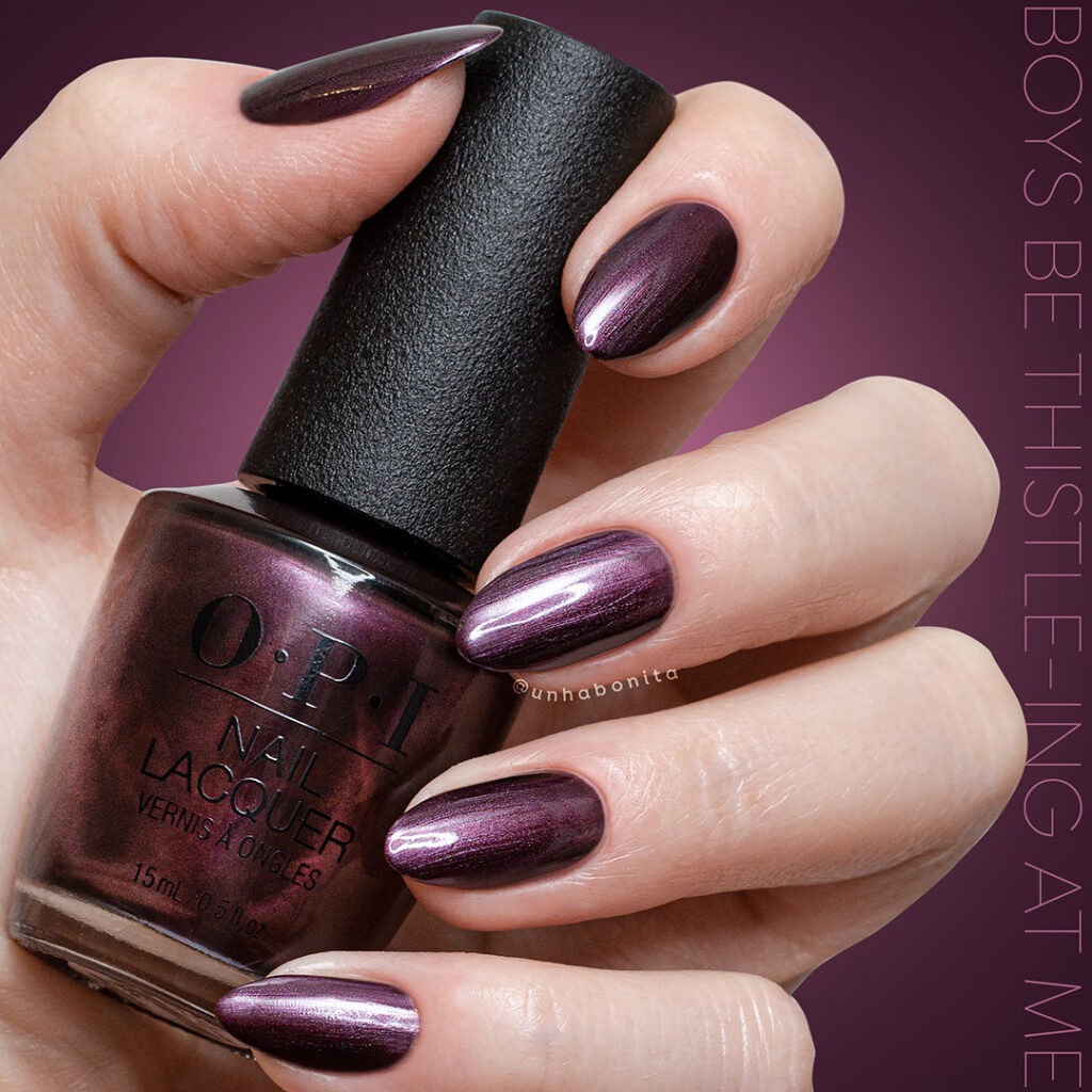 OPI Scotland - Swatches